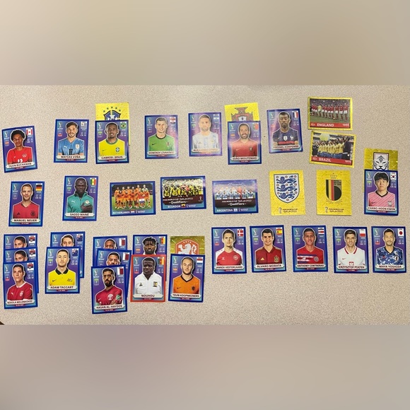Panini | Other | Panini Qatar 220 World Cup Blue Frame Your Pick | Poshmark